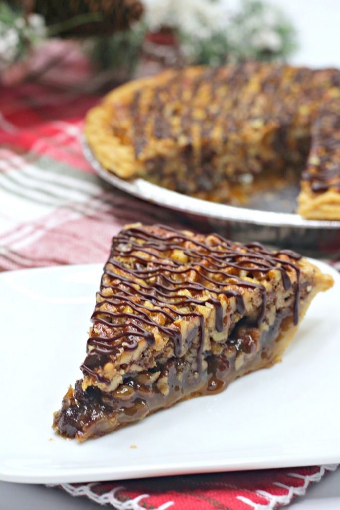 Decadent Turtle Pie for the Holidays - Family Favorite Holiday Recipes