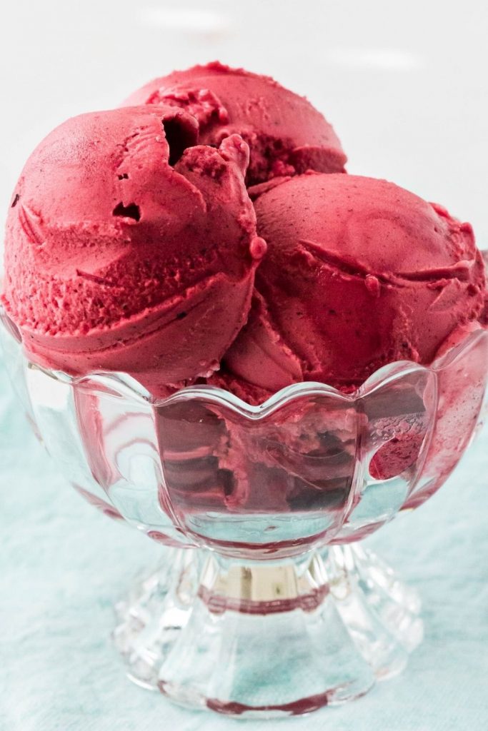 Easy Ninja Creami Blueberry Lemonade Sorbet