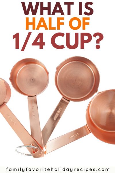 How Much is Half of 1/4 Cup? Tricks for Halving Ingredients