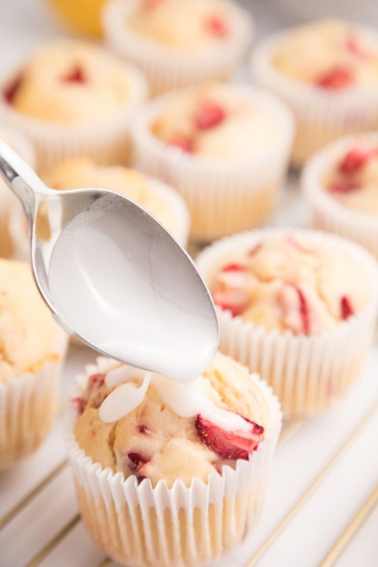 Easy Strawberry Lemon Muffins - Family Favorite Holiday Recipes