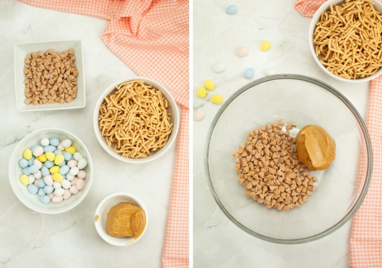 No Bake Easter Egg Nest Cookies - Family Favorite Holiday Recipes