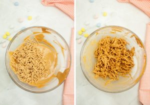No Bake Easter Egg Nest Cookies - Family Favorite Holiday Recipes