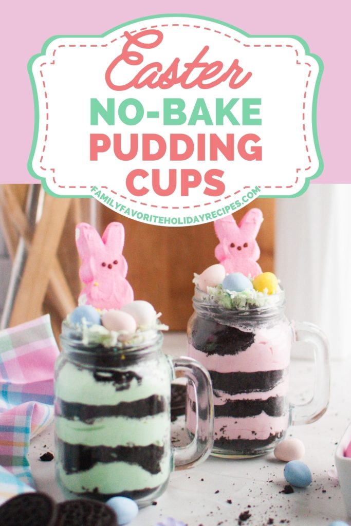 No-Bake Peeps Pudding Cups for Easter - Family Favorite Holiday Recipes